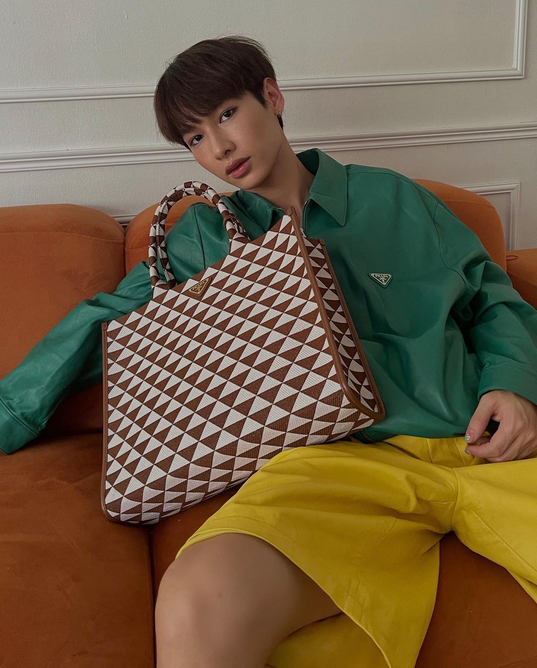 #ManCrushMonday — Gun Atthaphan Squares Up With the Prada Symbole Bag ...